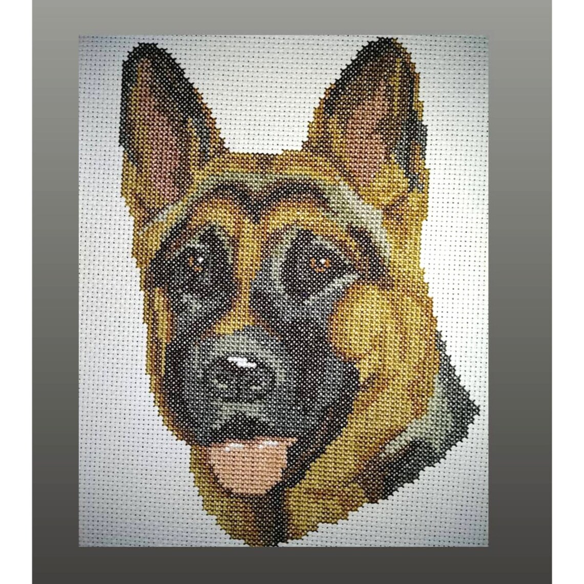 German Shepherd Dog Counted Cross Stitch Pattern Pdf. Modern - Etsy