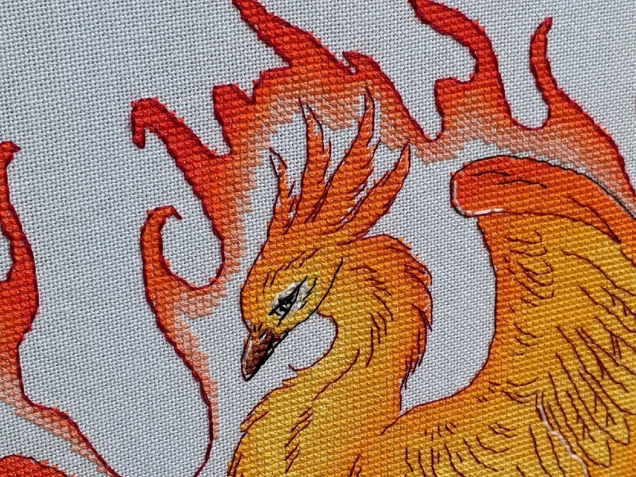 Phoenix. Cross Stitch Pattern. Cross Stitch Design. Digital. - Etsy