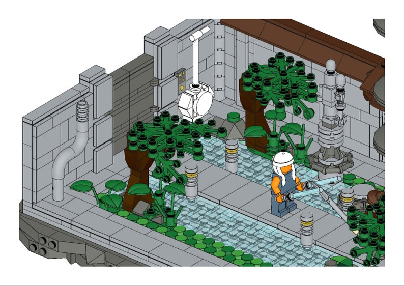 INSTRUCTIONS for a Lego Battle Scene Inspired by the Battle Between ...