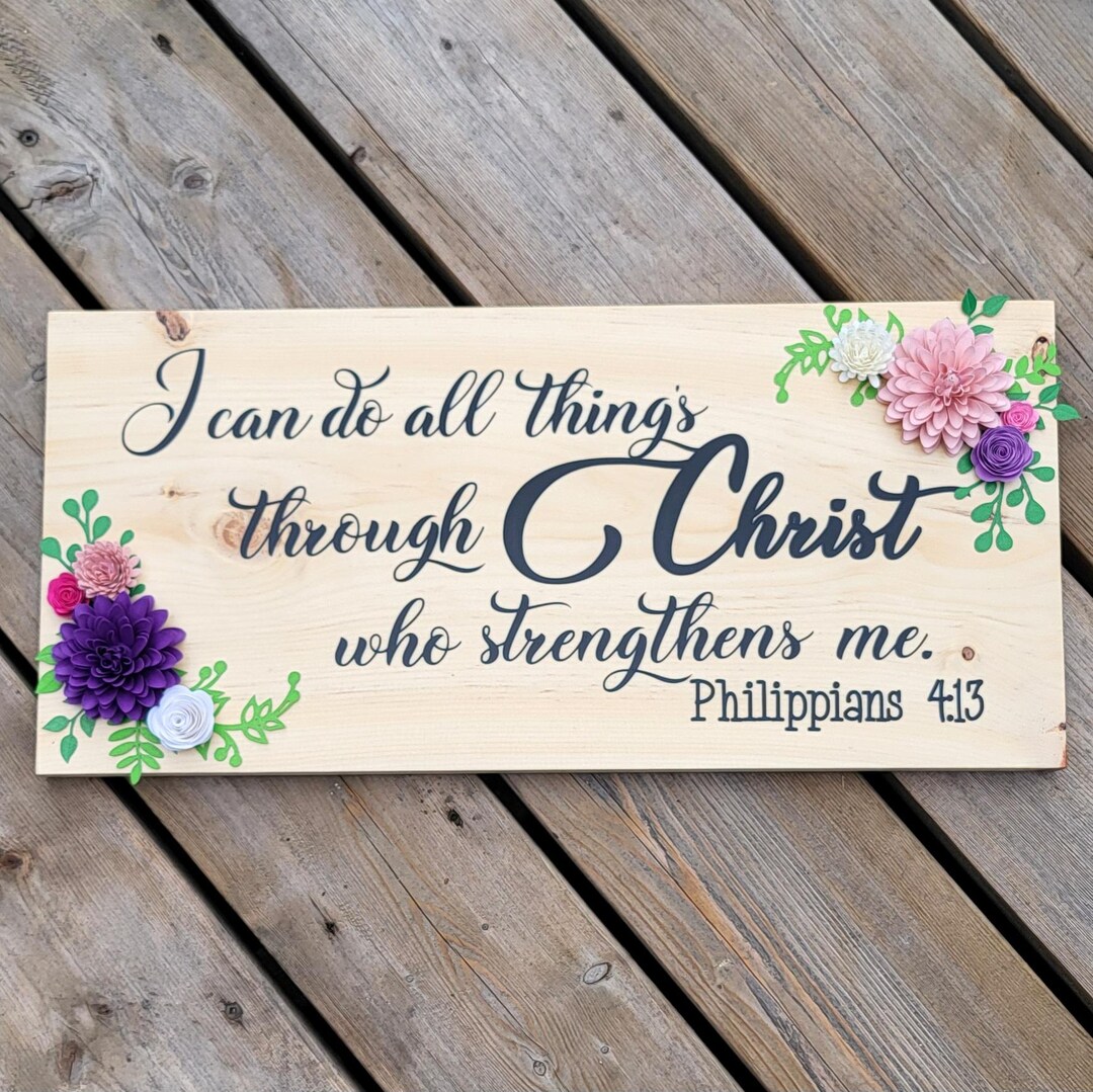 Wooden Sign | Inspirational Motivational Quote | 24x10 Inches | Clear ...