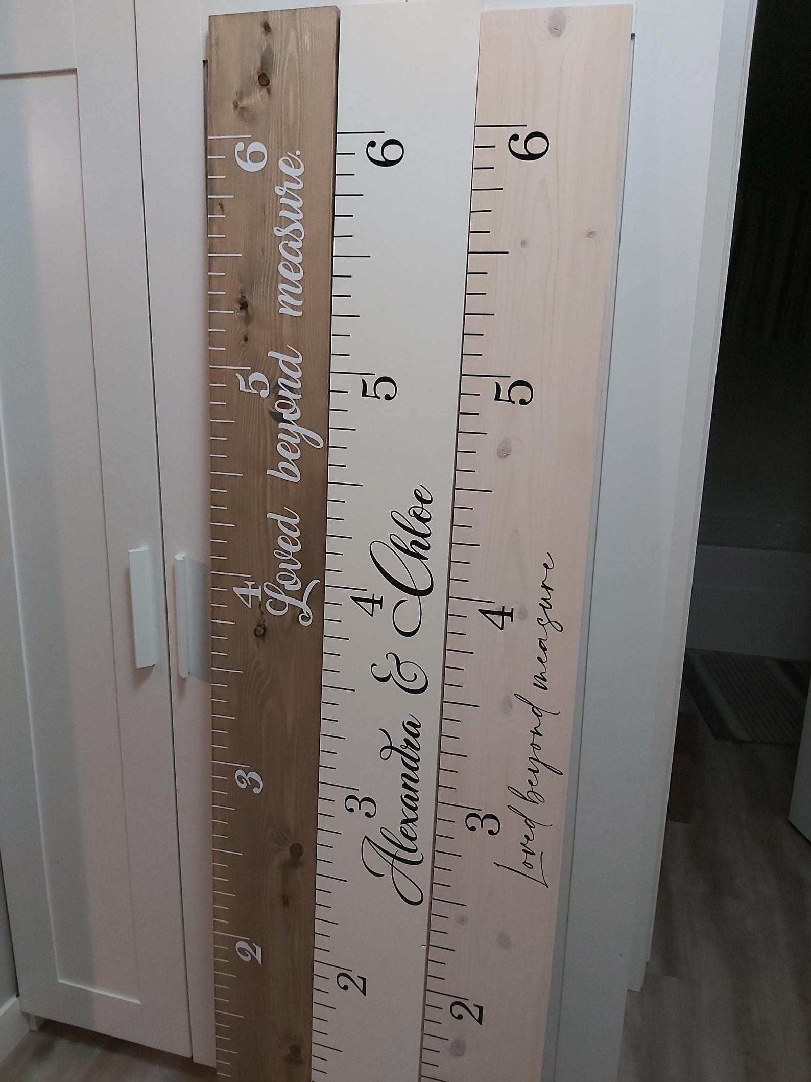 DIY Vinyl Kids Growth Chart Ruler Decal for Boys and Girls/height Ruler - Etsy