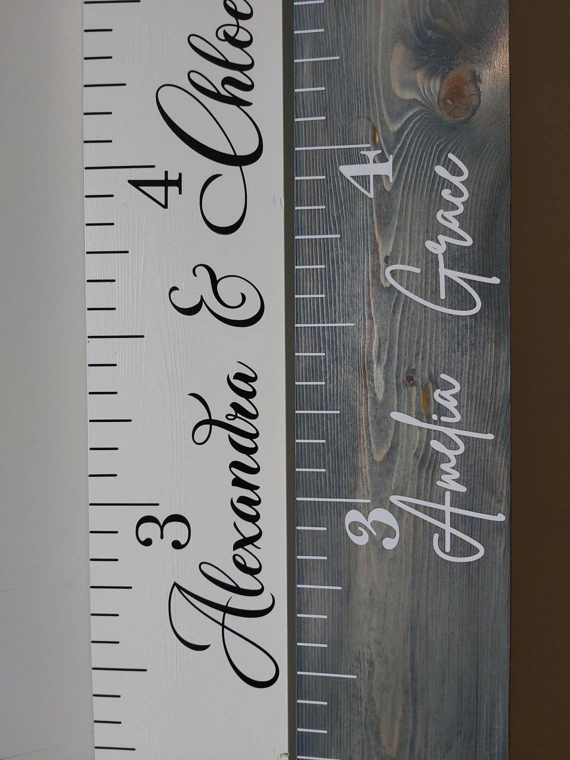 DIY Vinyl Kids Growth Chart Ruler Decal for Boys and Girls/height Ruler ...