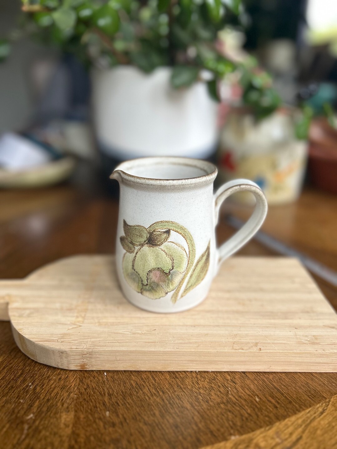 Denby Pottery England Stoneware Creamer Troubadour Pattern - Etsy