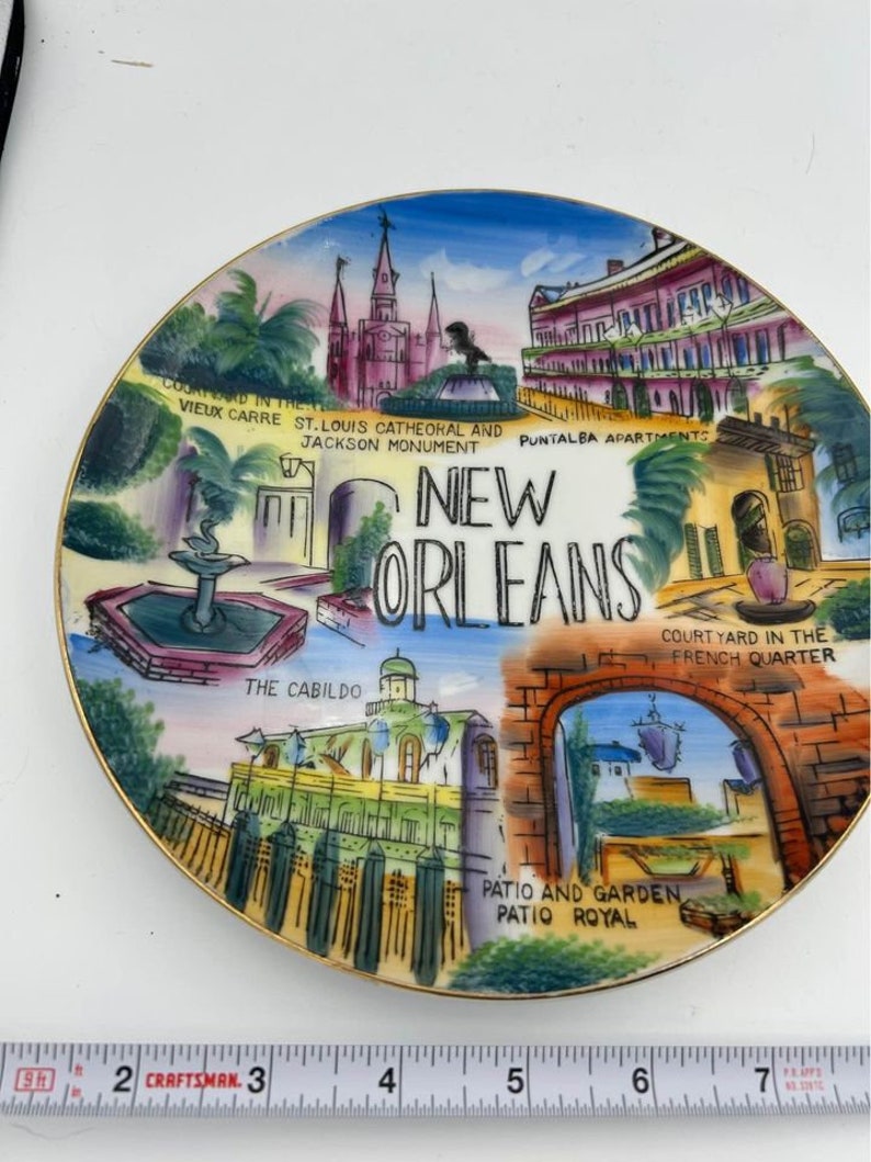 Vintage New Orleans Collectable Plate - Etsy