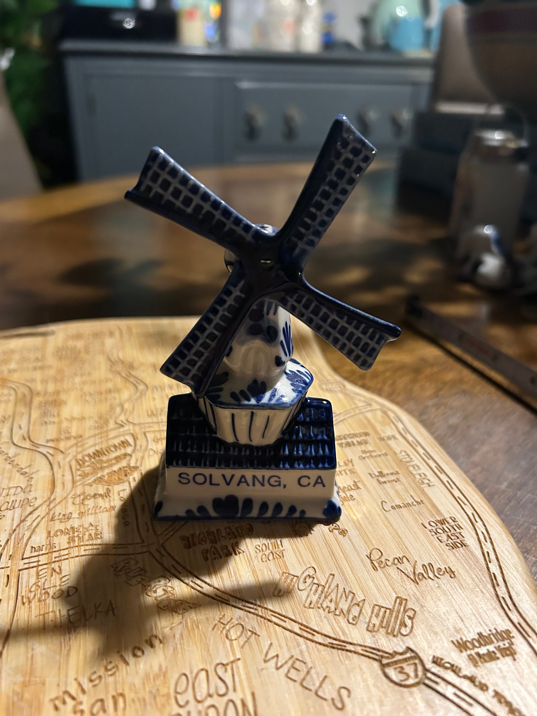 Vintage Hand Painted Delft Blue Windmill Dutch Holland - Etsy