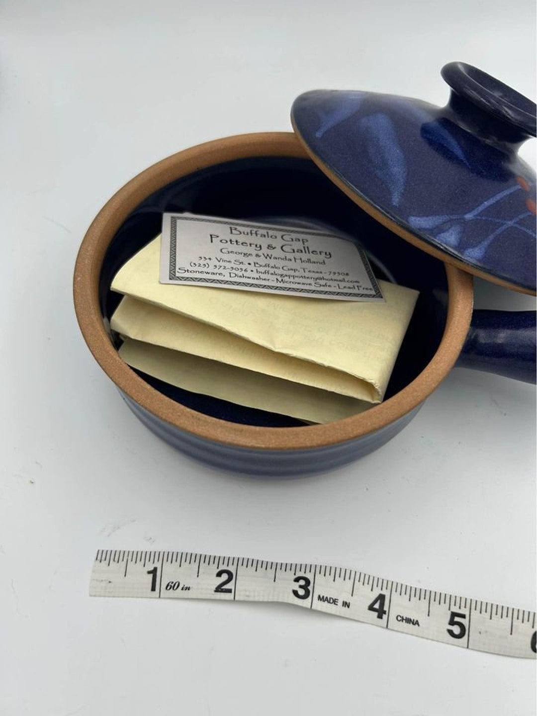 Vintage Hand Made Pottery Baker by Buffalo Gap Pottery - Etsy