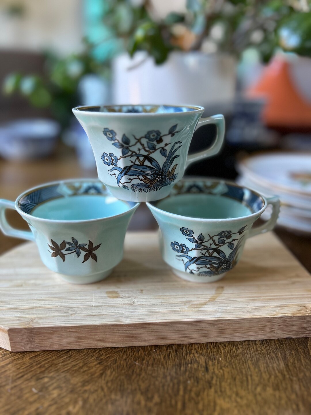 Vintage Set of 3 Adam’s Calyx Ware Ming Jade Cups England Wedgewood - Etsy