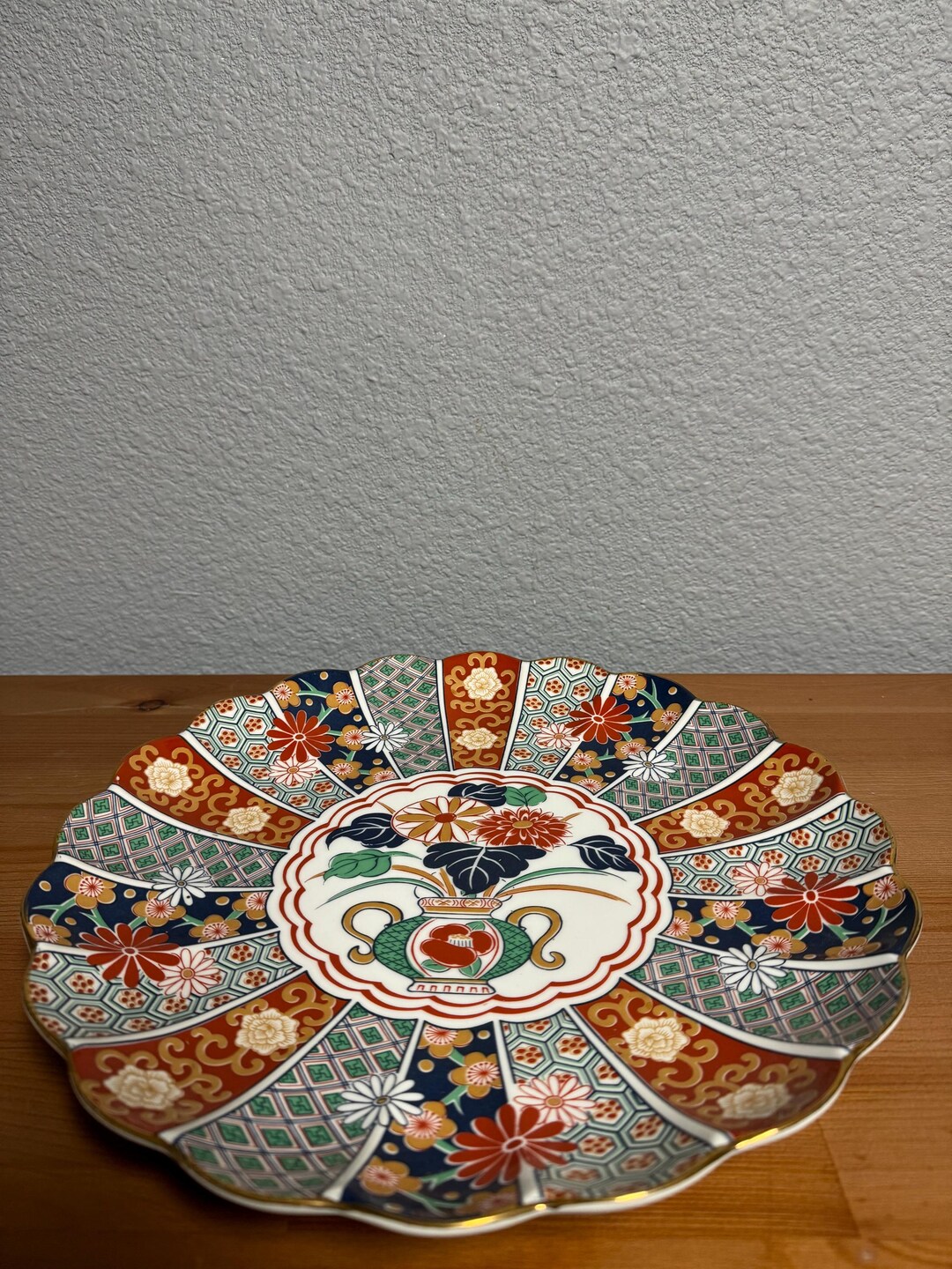 Gorgeous 12 Inch Arita Japan Amari Platter With Scalloped Edge - Etsy