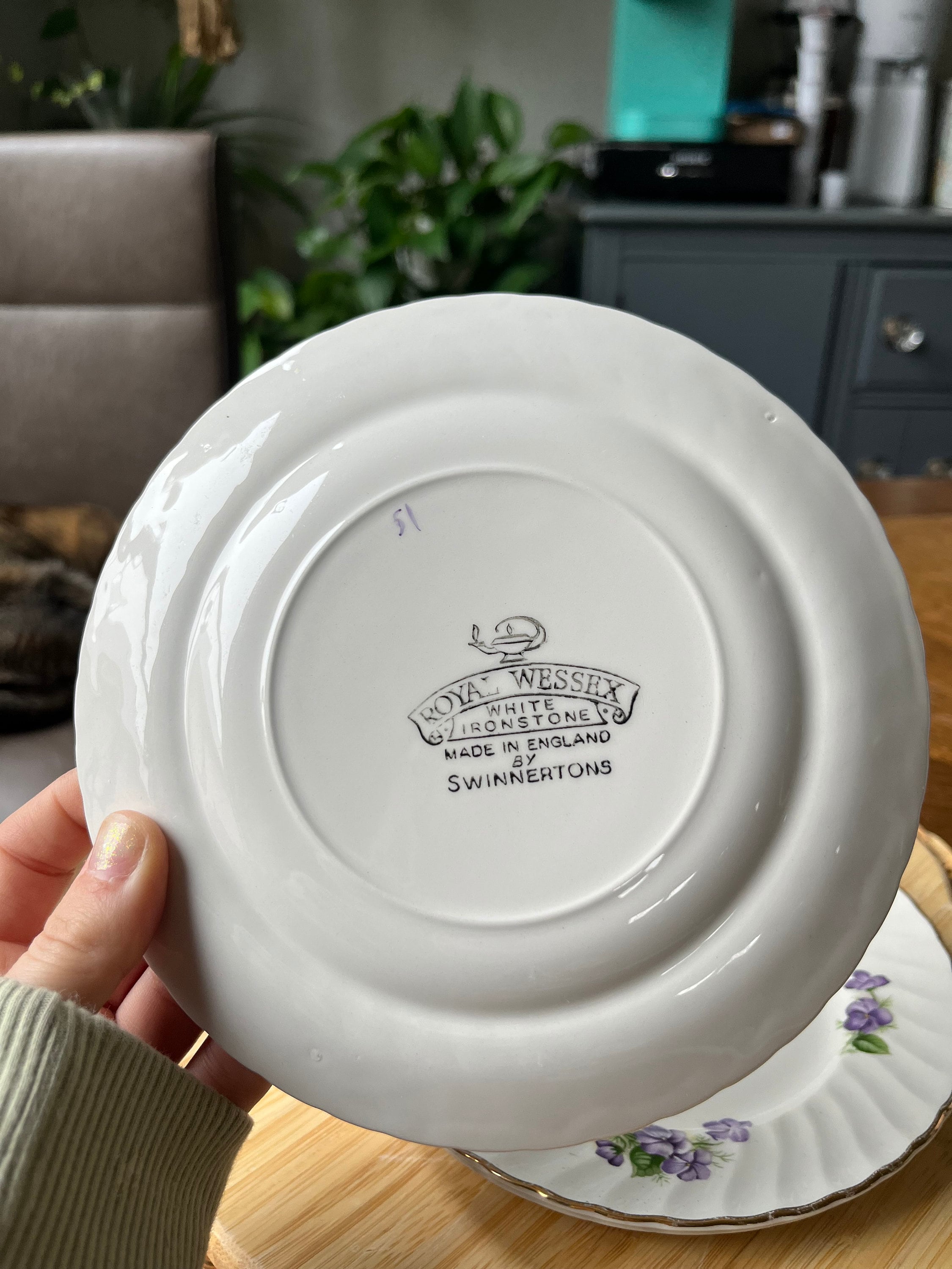 Vintage Royal Wessex Ironstone White Bread and Butter Plates Set of 3 ...