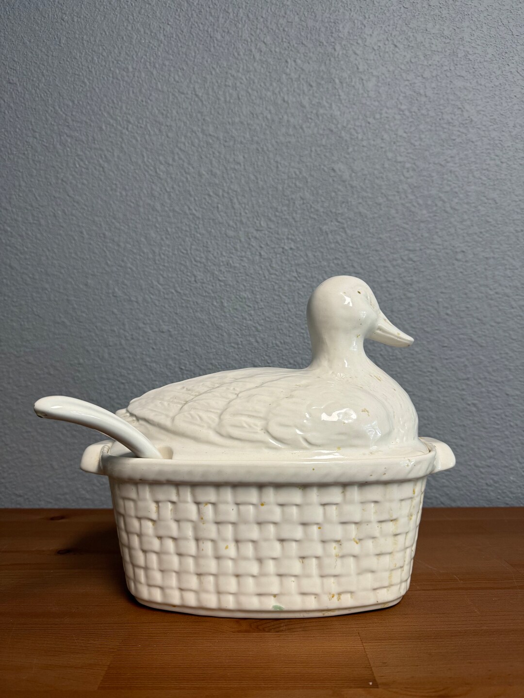 Vintage Cream Colored Himark Japan Duck Soup Tureen With Spoon - Etsy
