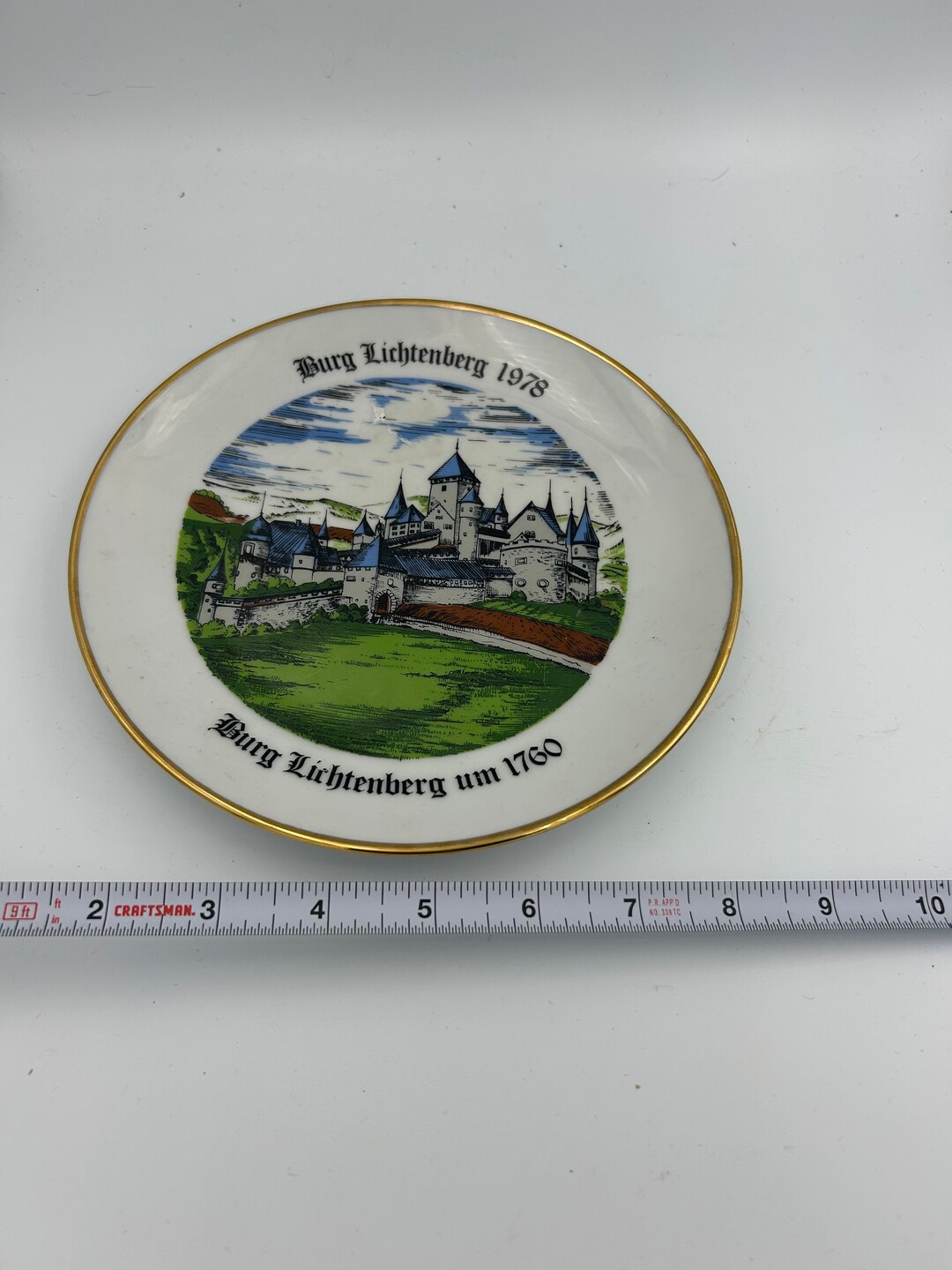 Vintage Lichtenberg 1978 Collectors Plate Germany - Etsy