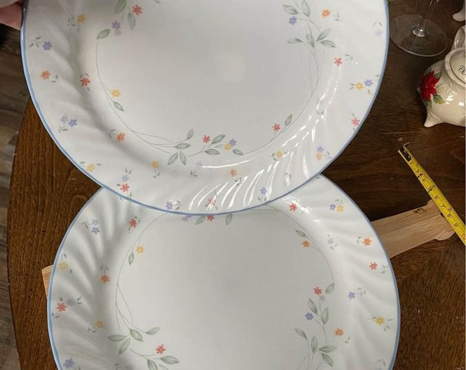 Vintage Corelle English Meadow Pattern Dinner Plates Set of 2 - Etsy