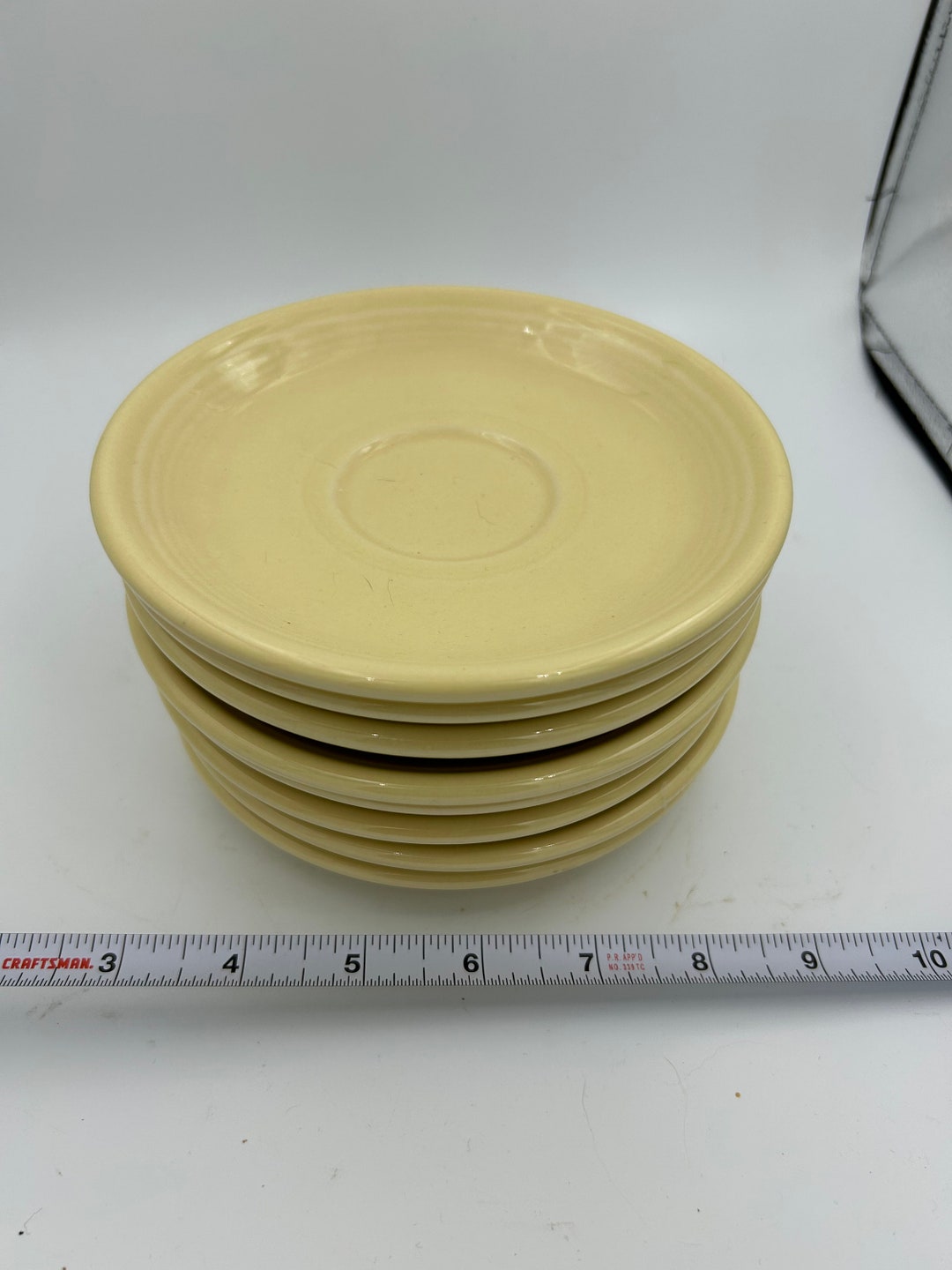 Set of 8 Vintage Yellow Fiesta Ware Saucers - Etsy