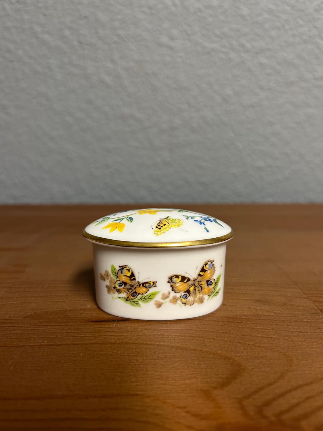 Vintage Caverswall Fine Bone China Trinket Box With Original Box - Etsy