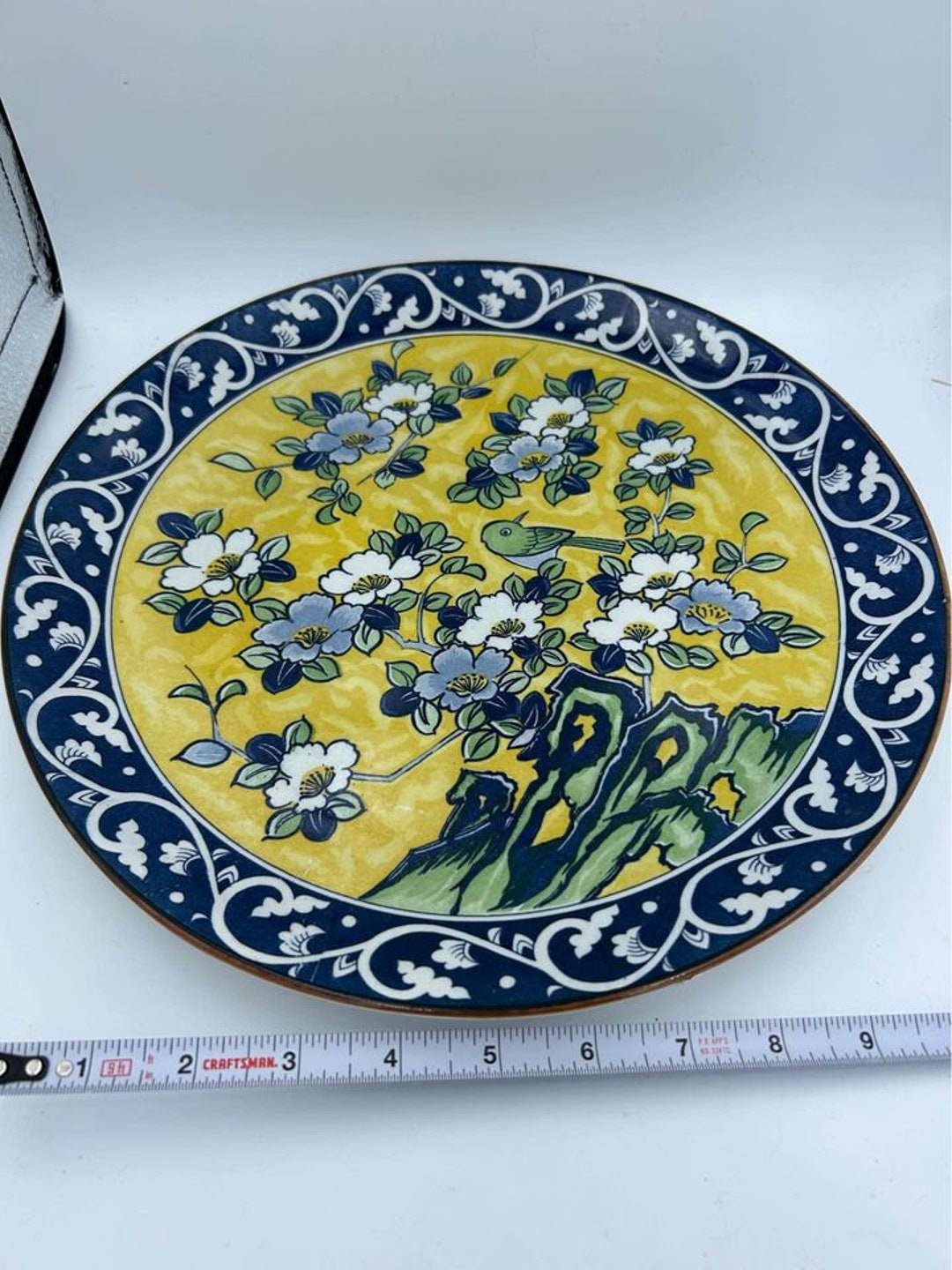 Beautiful Japanese Hand Painted Serving Plate Vintage - Etsy