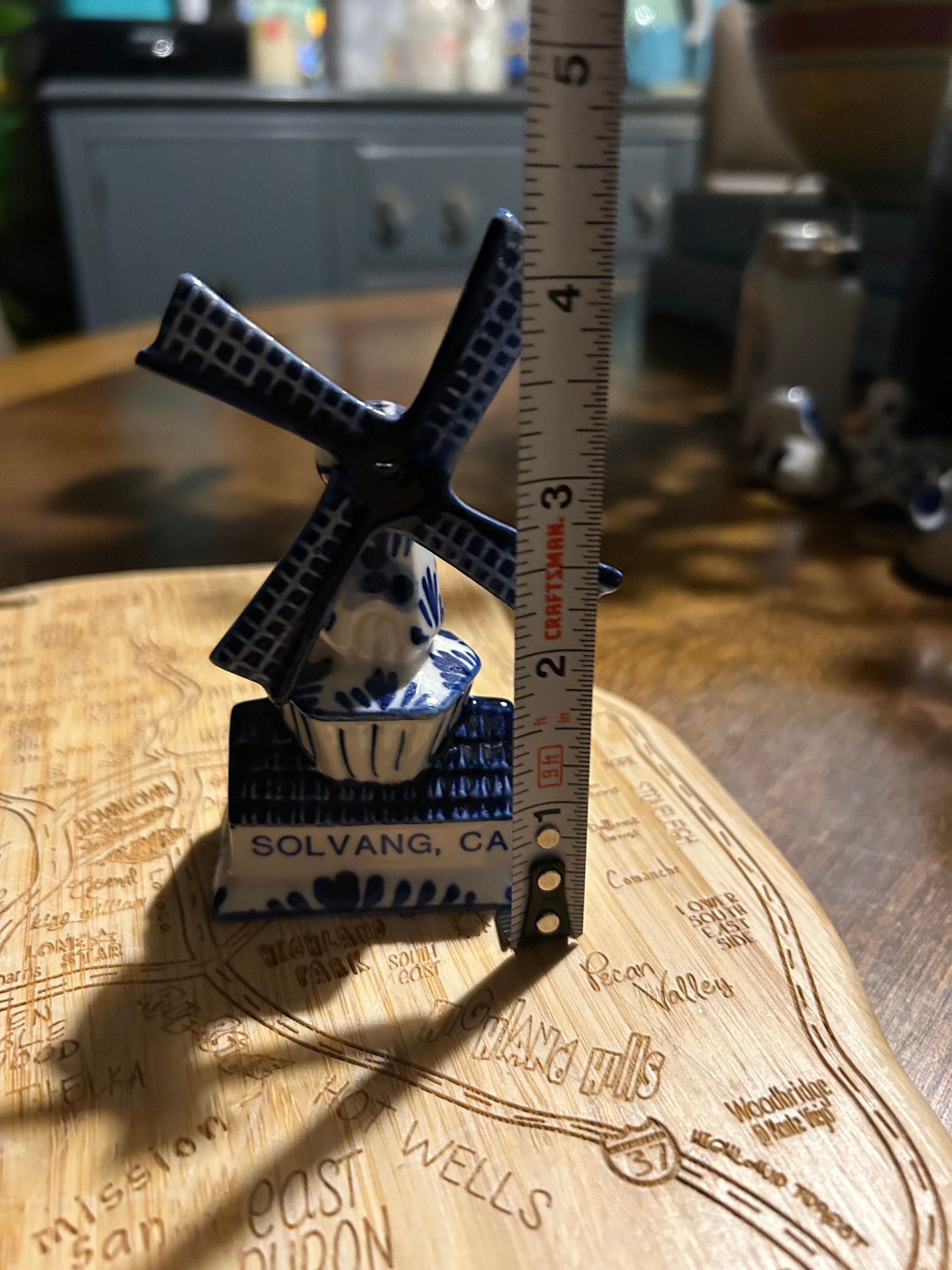 Vintage Hand Painted Delft Blue Windmill Dutch Holland - Etsy