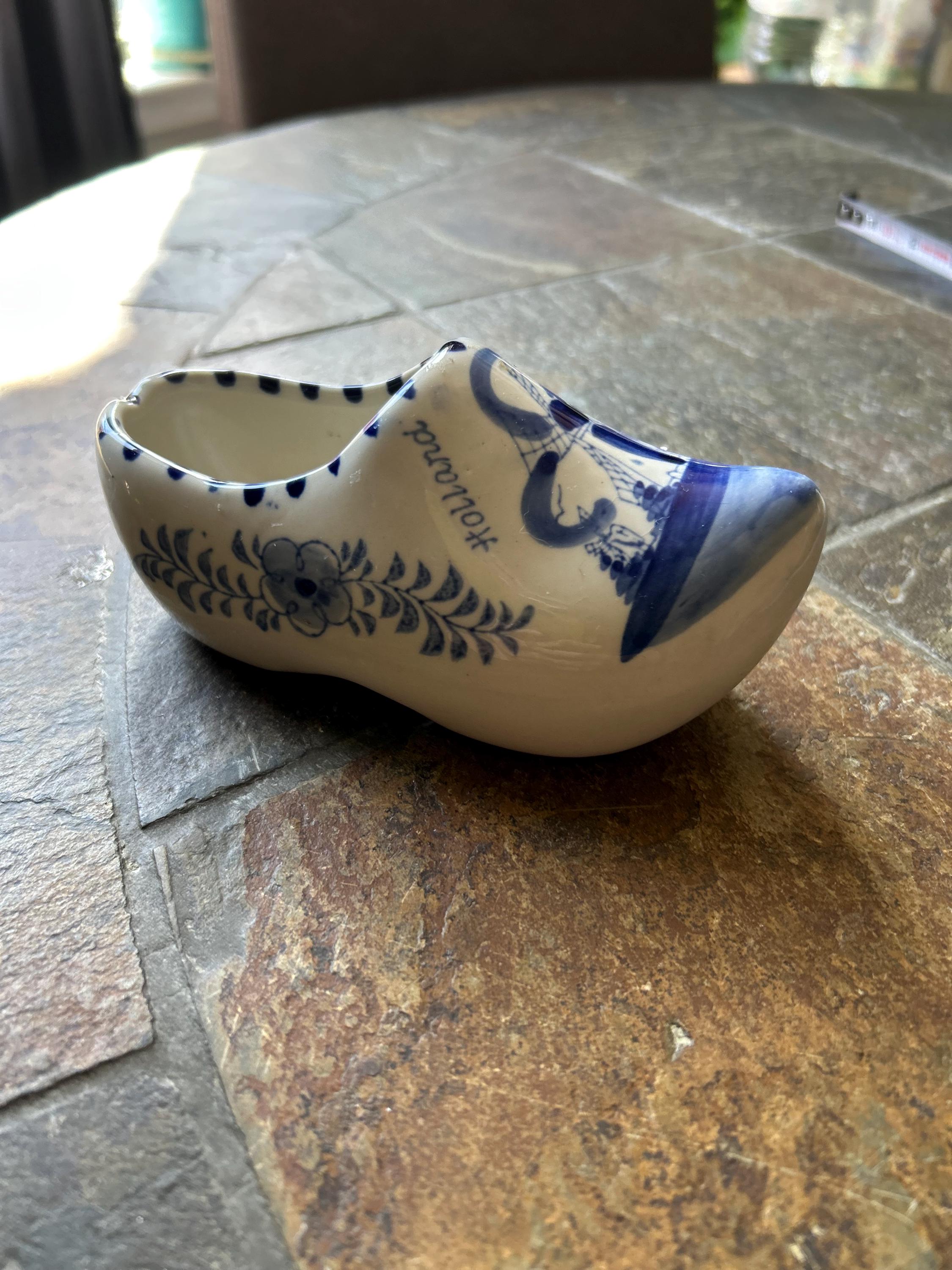 Vintage Delft Dutch Holland Blue and White Clog - Etsy