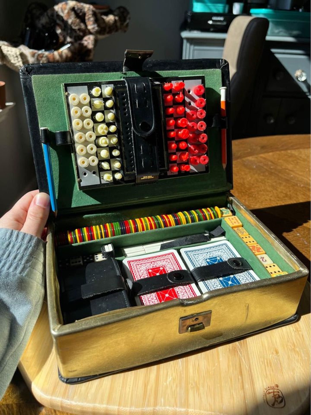 Vintage Games Compendium Travel Set England Multi Games Set - Etsy
