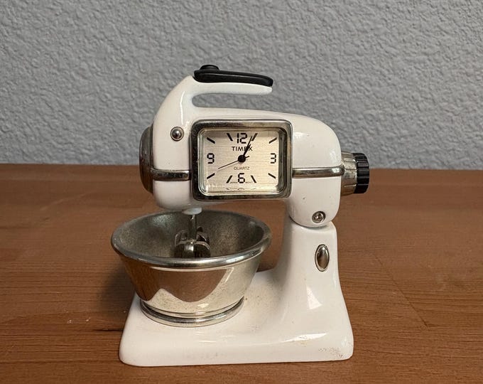 Vintage Timex Miniature Clock Stand Mixer Kitchen - Etsy
