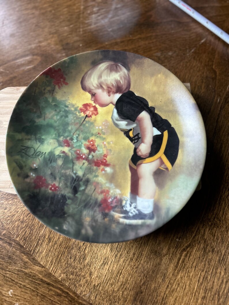 Vintage Zolan Wonder of Childhood Plate Collectible - Etsy