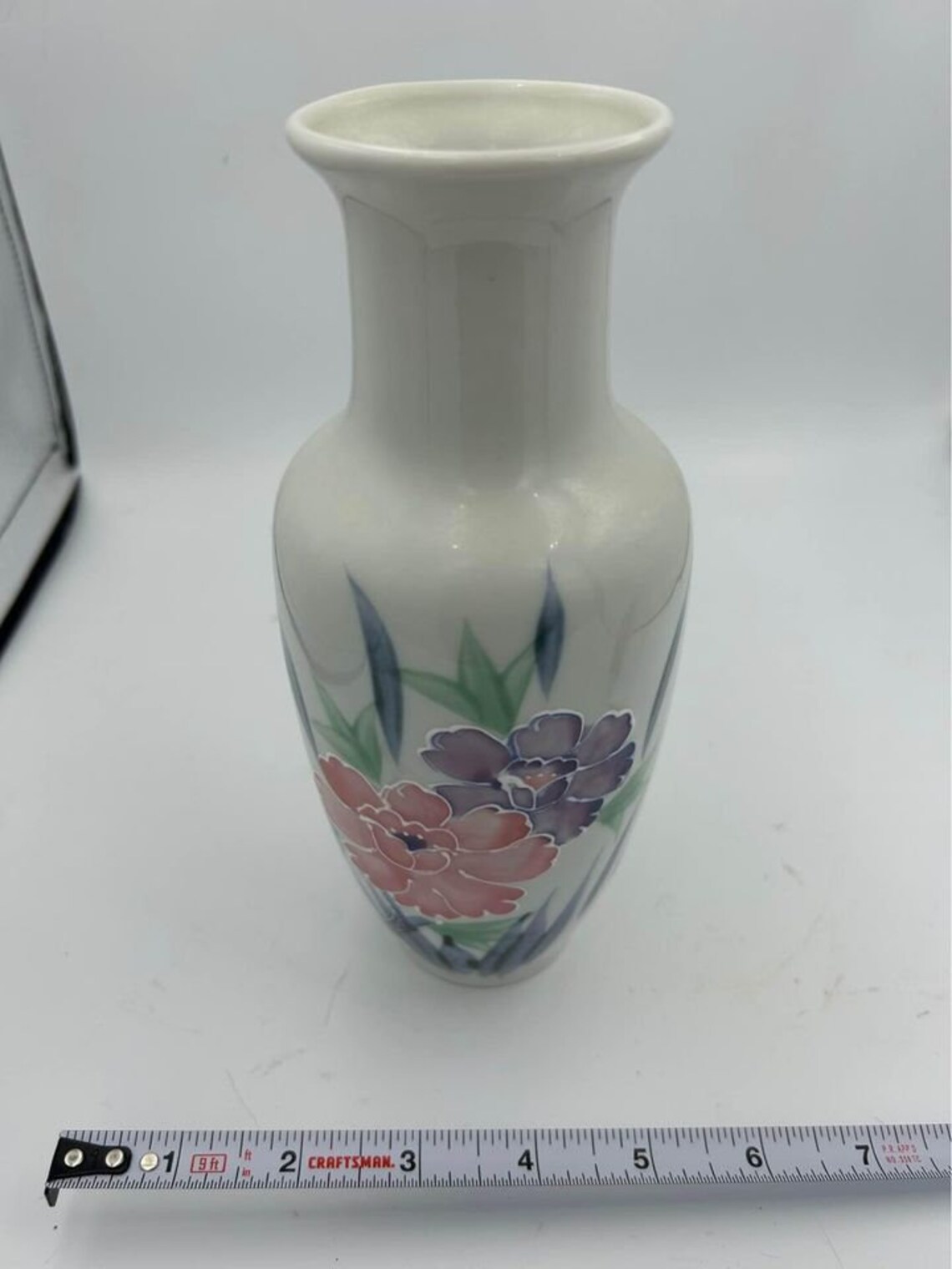 Vintage Hand Painted Japanese FTD Vase - Etsy