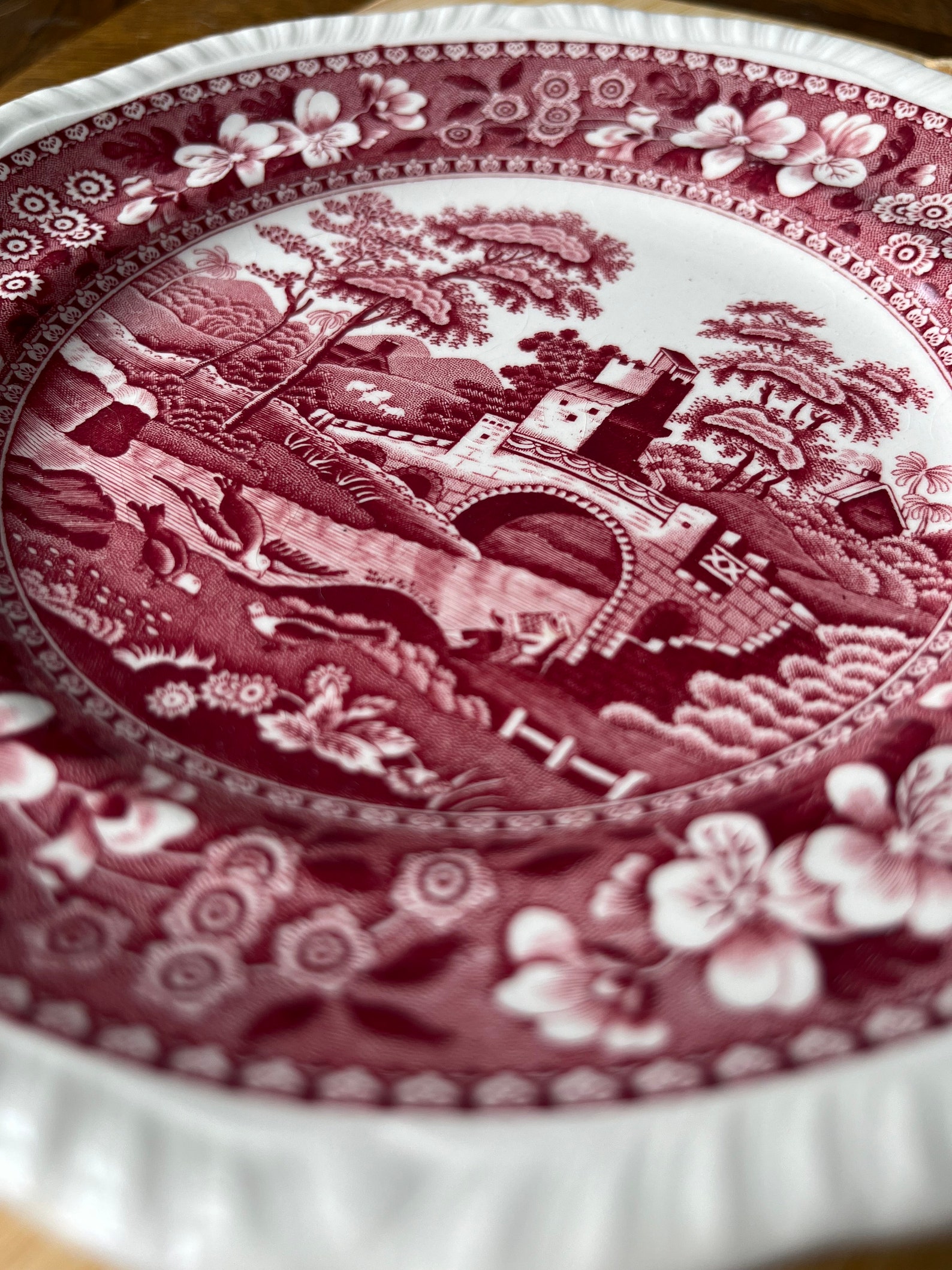 Vintage Pink Spode Tower Bread and Butter Plate England - Etsy