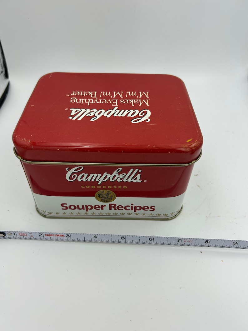 Vintage Campbells Soup Menu Box Tin - Etsy