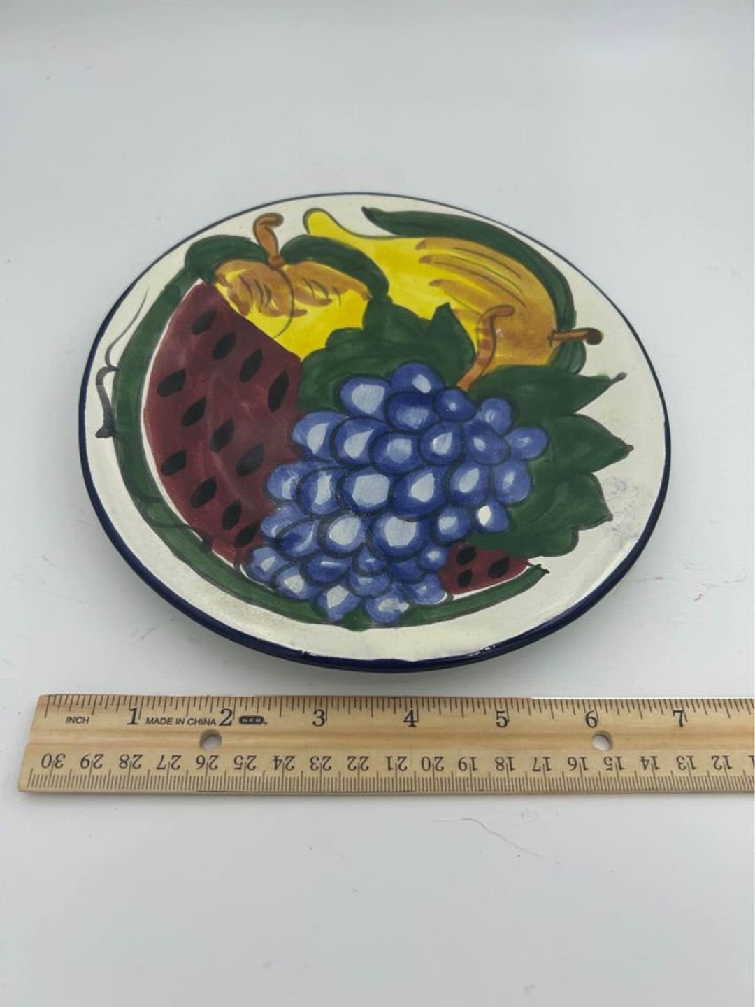Vintage Tala Vera Plate Pottery Mexico - Etsy