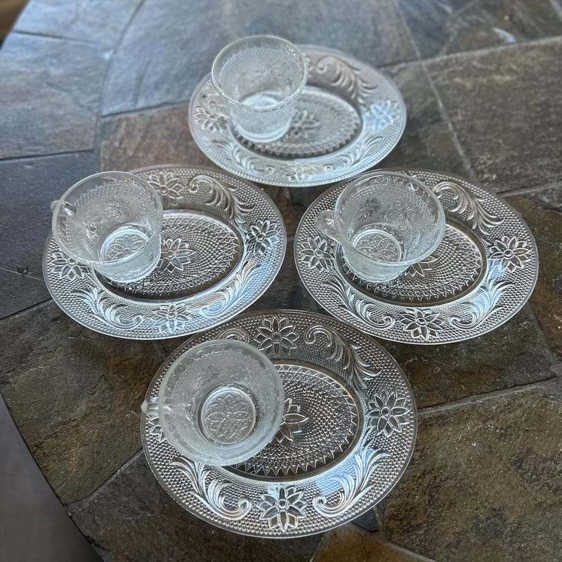 Cup & Snack Plate Set - Etsy