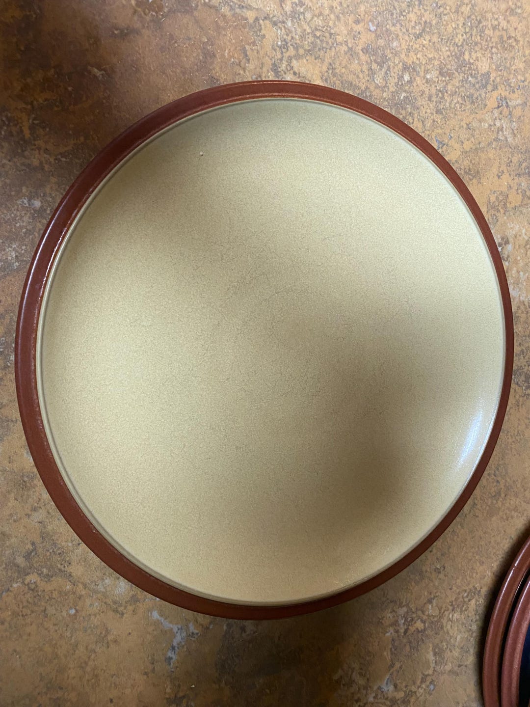 Vintage Denby Pottery England Salad Plate Yellow - Etsy