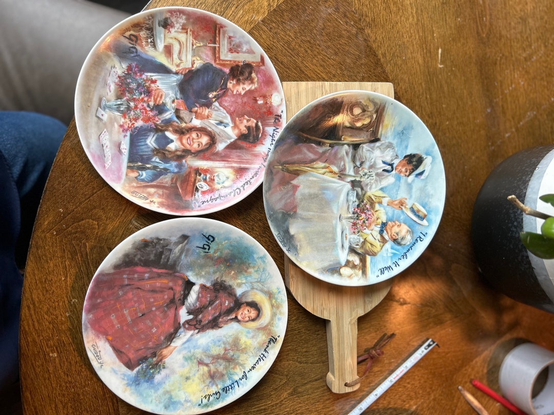Vintage Set of 3 French Plates Limoges Collectable - Etsy