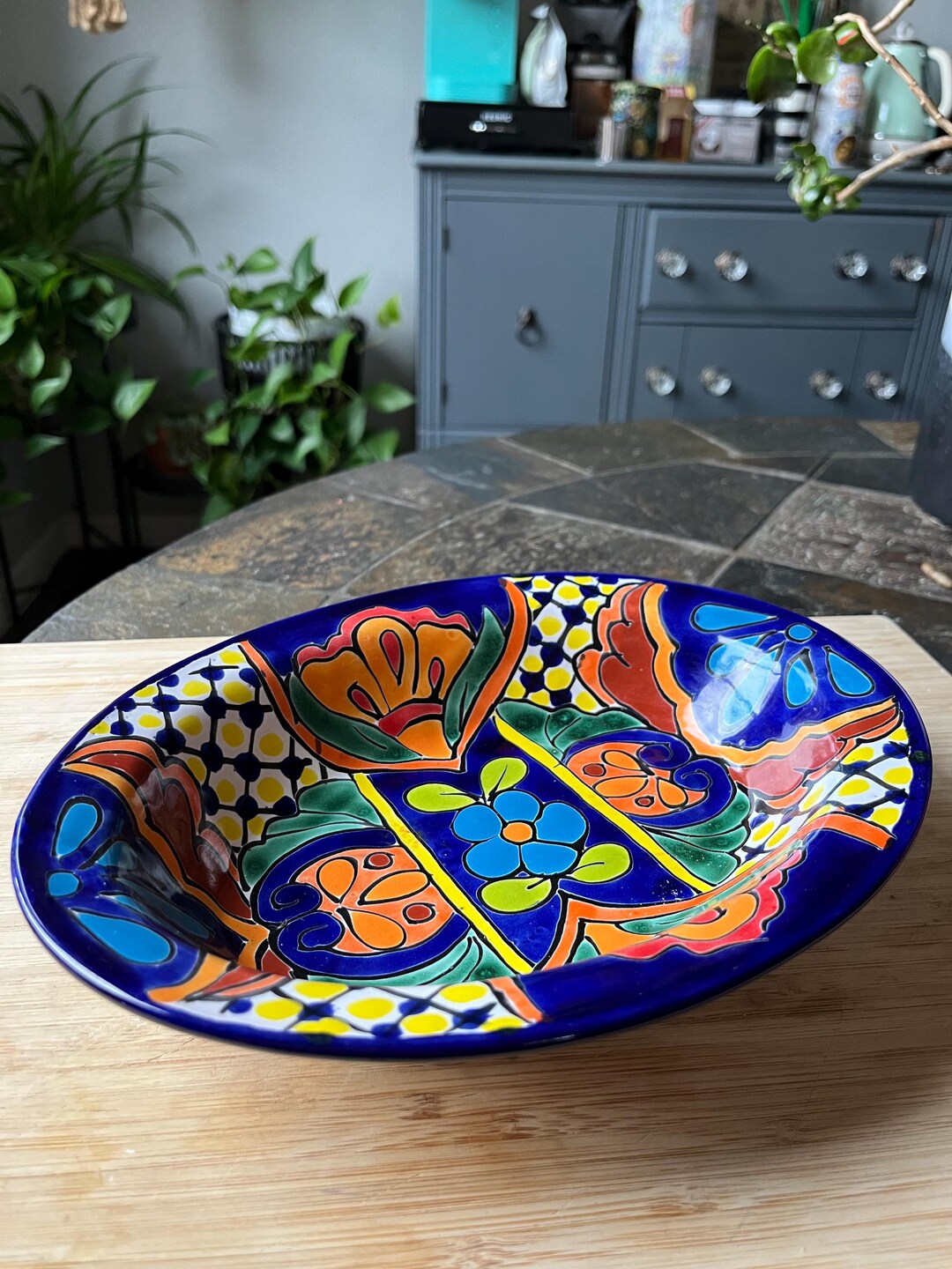 Vintage Tala Vera Pottery Mexico Hand Painted Bowl - Etsy