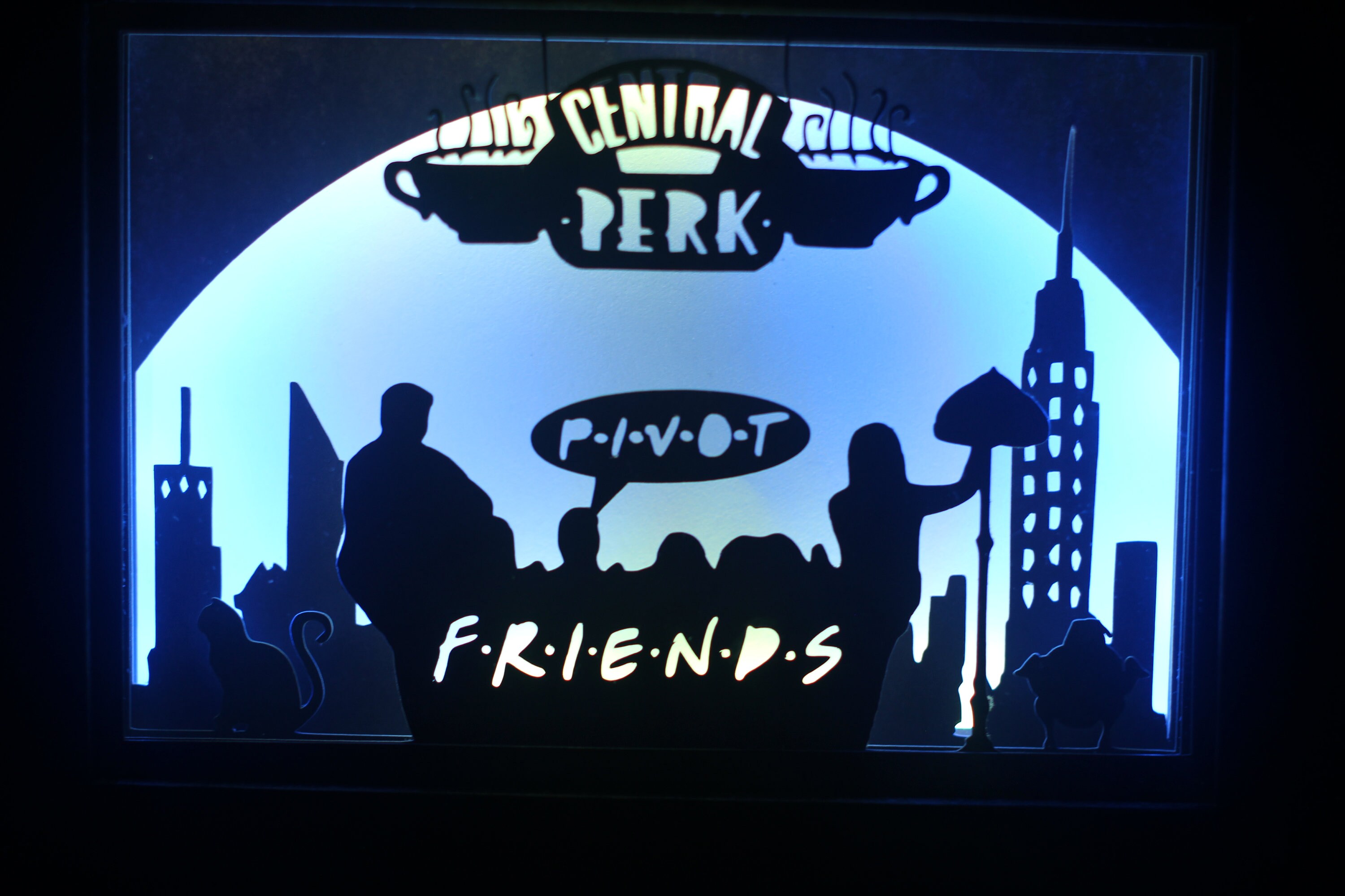 Friends Shadow Box Christmas Gift Friendship Best Friend Gift Home ...