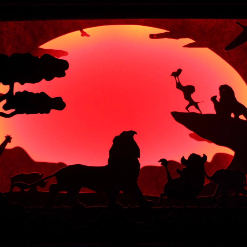 Lion King Light Box - Etsy