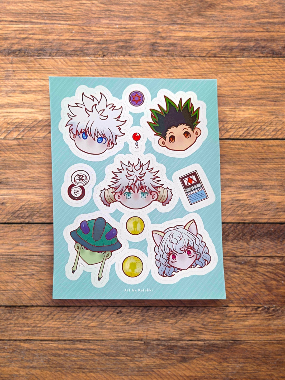 Stickers Sheet - Cute Anime & Japan Inspired, Manga Hunter, Aura ...