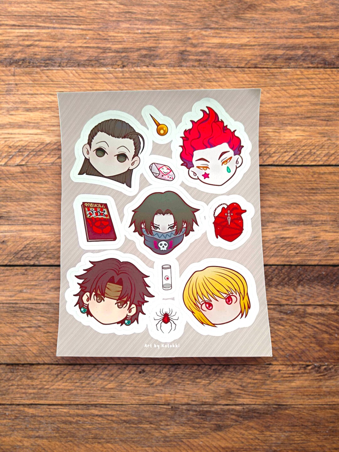 Stickers Sheet - Cute Anime & Japan Inspired, Manga Hunter, Hunters ...