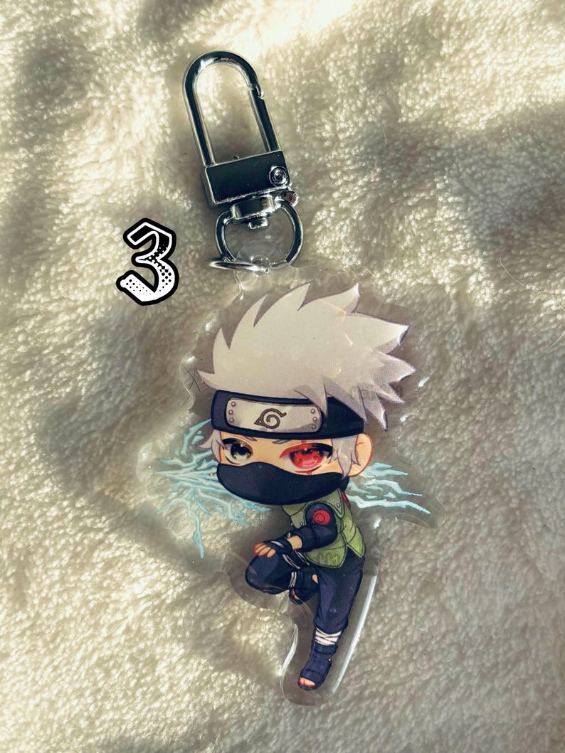 Acrylic Keychain - Cute Anime & Japan Inspired, Manga Ninja, Shinobi ...