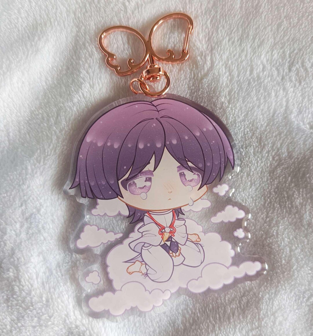 Genshin Impact Keychain - Wanderer Scaramouche Kabukimono, Gift for Him ...