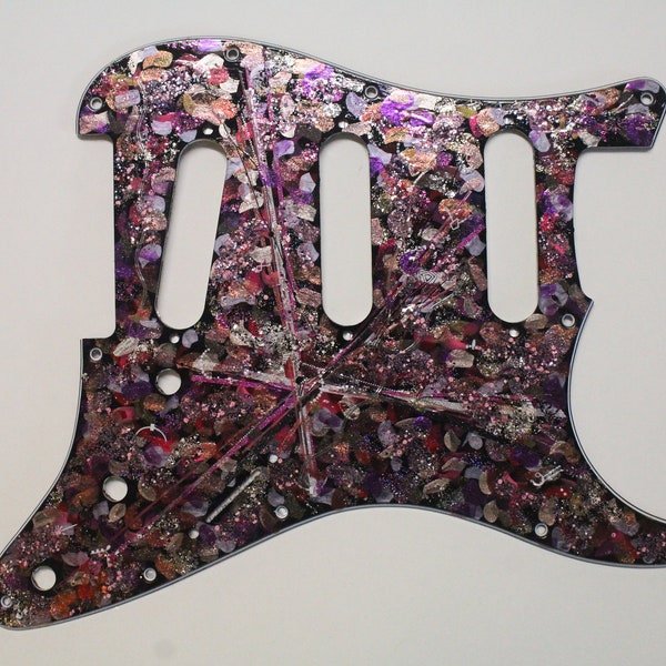 Painted Stratocaster Pickguard - Etsy