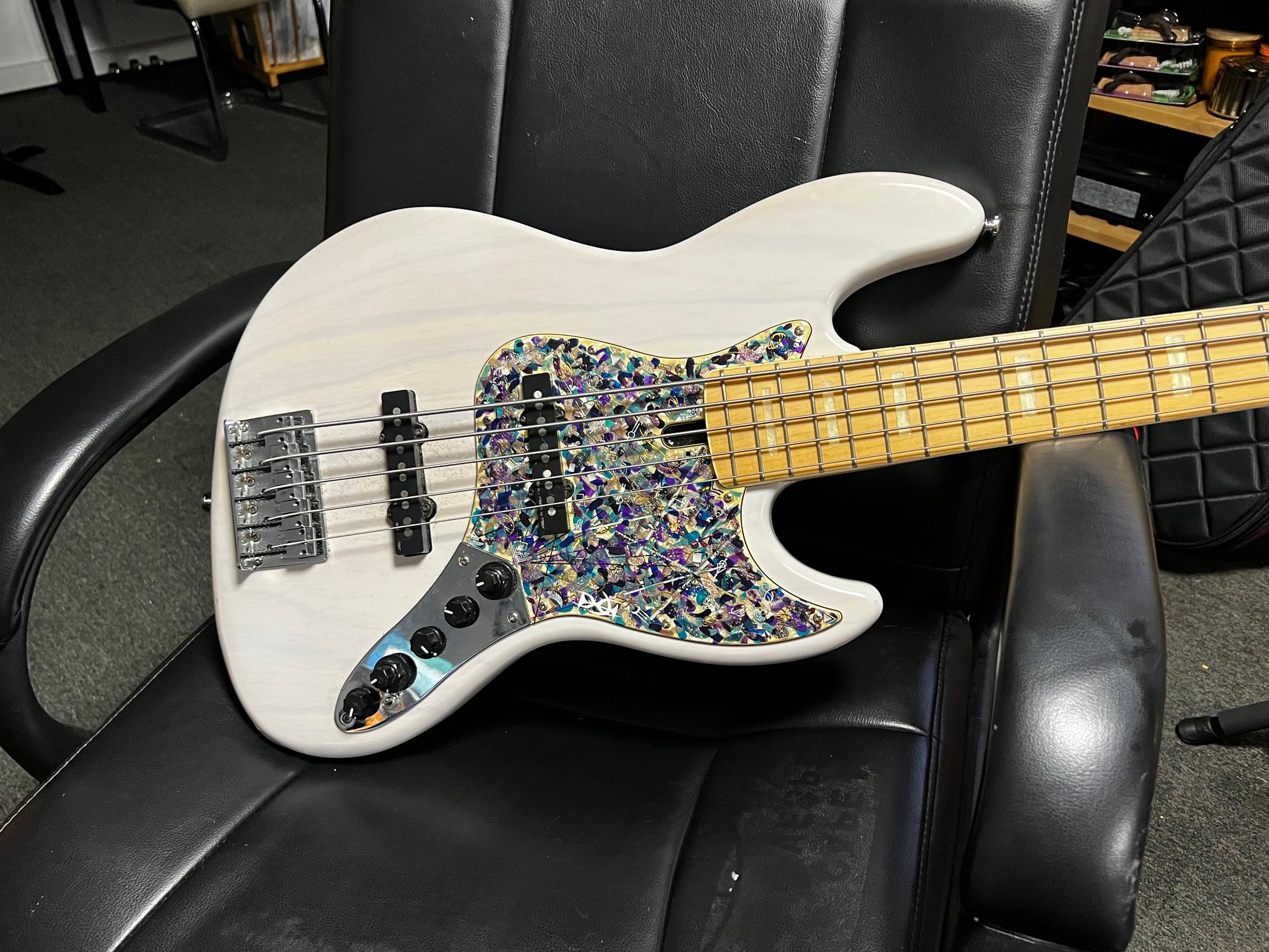 Fender Stratocaster Black, Purples Gold & Chrome Colors One of a Kind ...