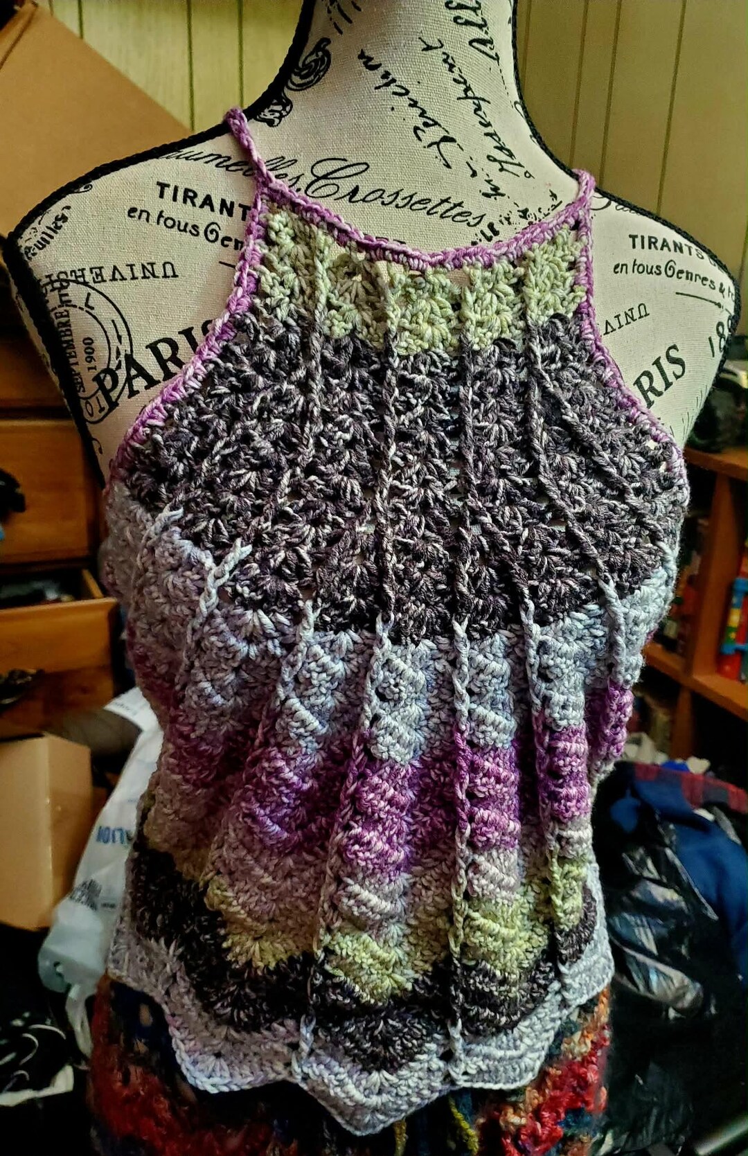 Crochet Clamshell Crop Top - Etsy