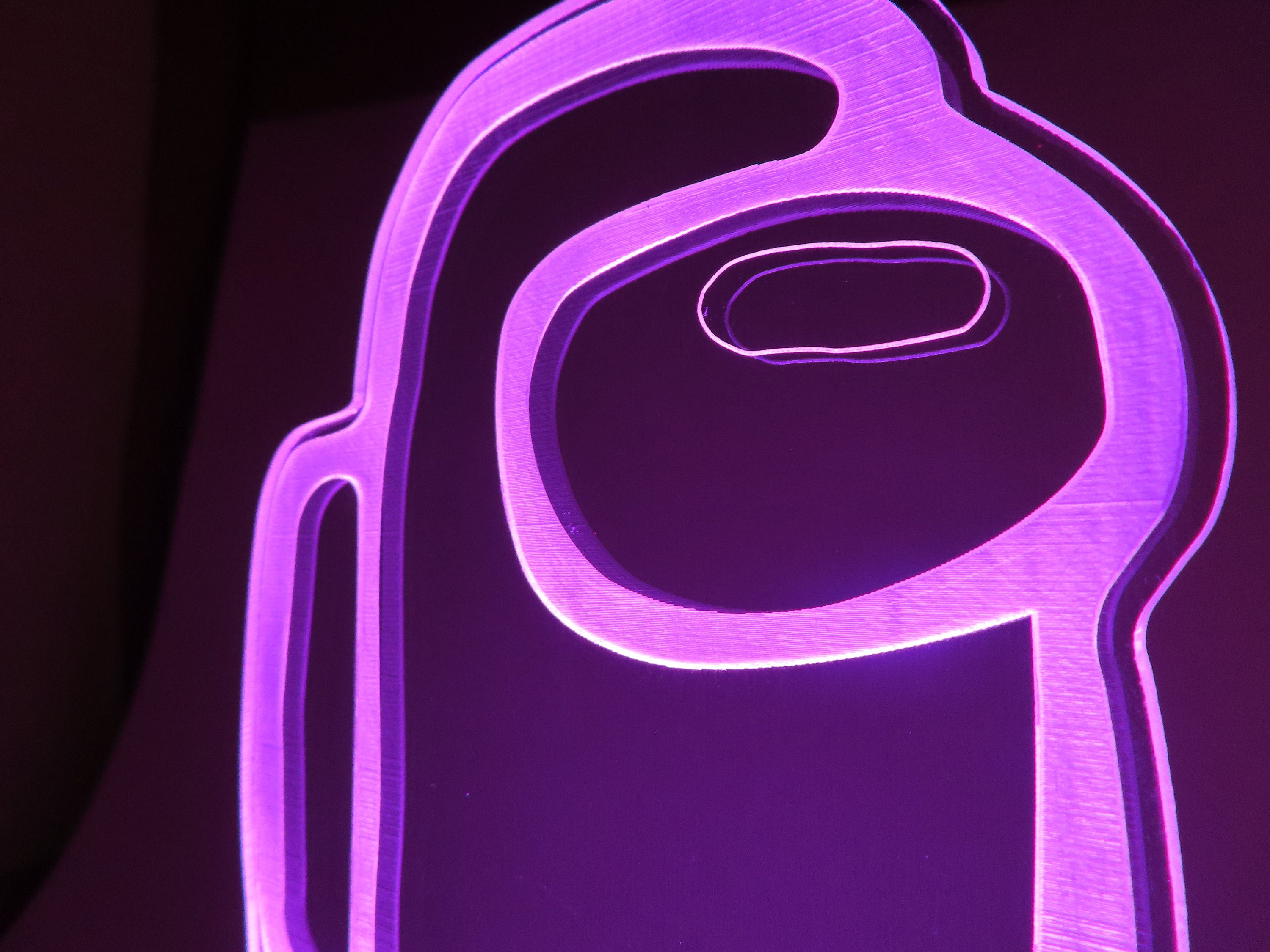 Among Us Crewmate Multicolor LED Acrylic Sign | Etsy