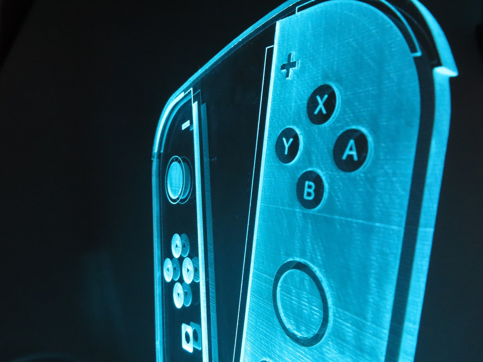 Nintendo Switch Game Controller Multicolor LED Acryl teken - Etsy Nederland