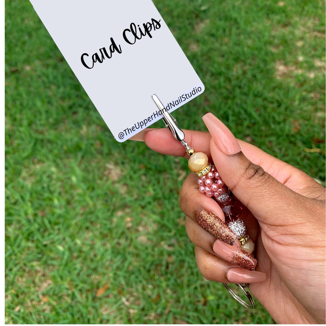 Card Clip, Debit Card Clip, Credit Card Holder, ATM Gas Pump Long Nails ...