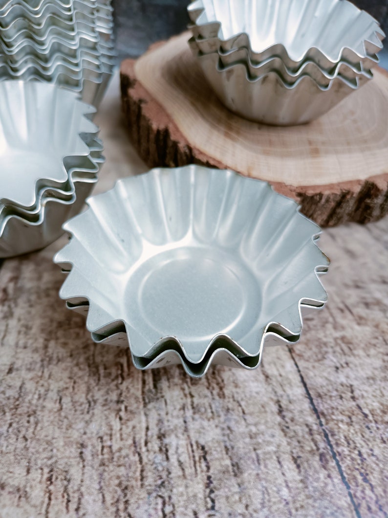 Soviet Molds, Cupcake Mold Set Vintage Soviet Aluminium Muffin Cookie ...