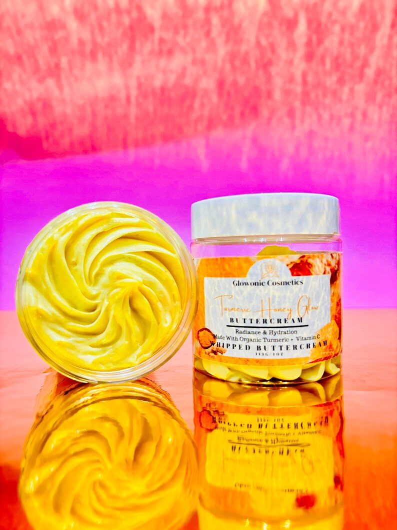 Turmeric Honey Glow Whipped Body Butter 48 Hour Moisture, Hyperpigmentation Removal Hydrating ...