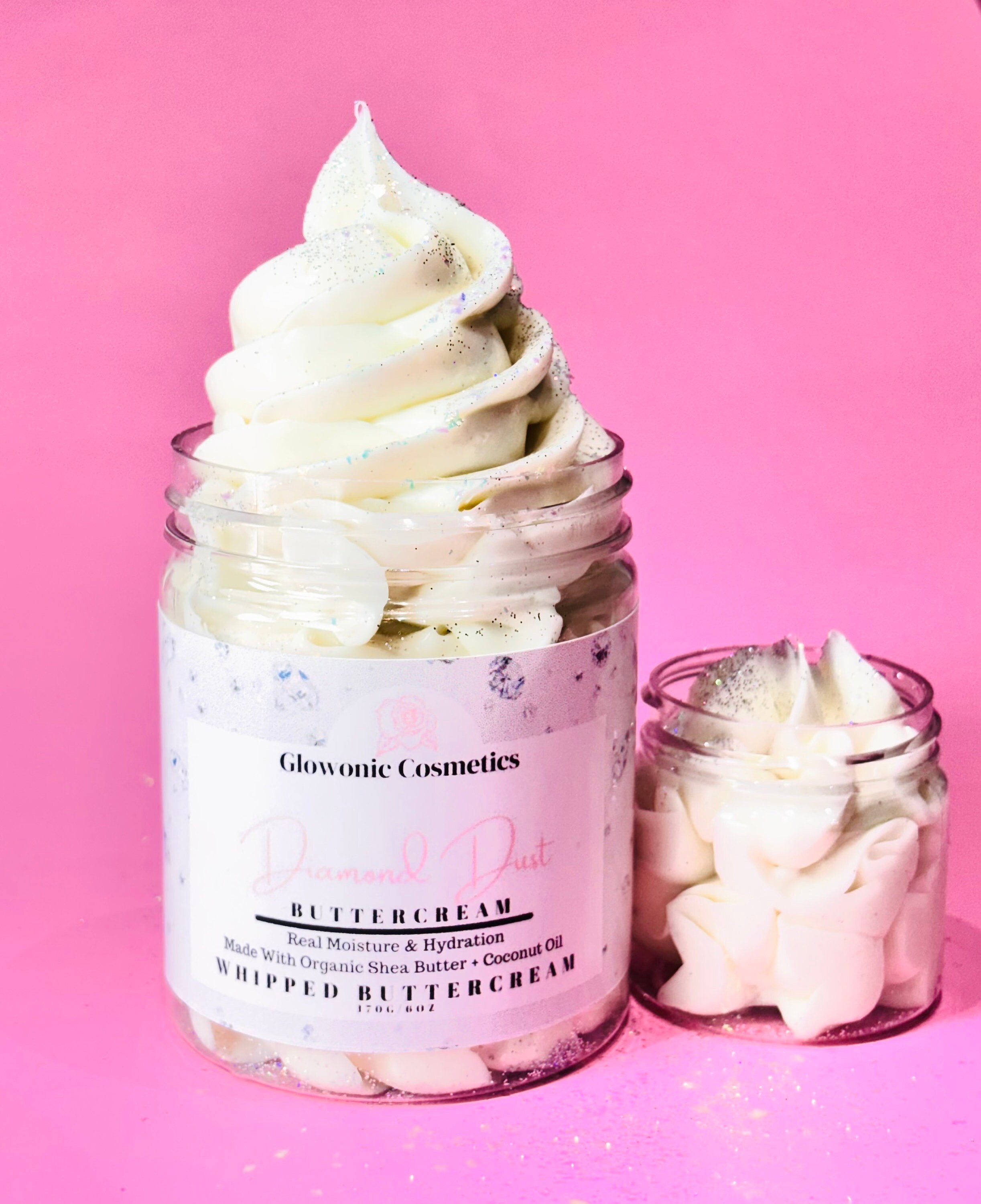 Diamond Dust Whipped Body Butter 48 Hour Moisture , Non Melting ...