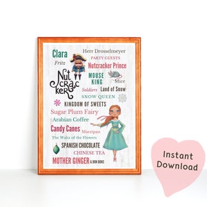 Nutcracker Ballet | Nutcracker Art Printable | Nutcracker Ballet ...