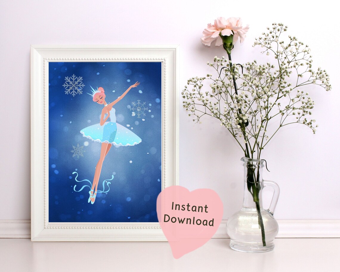 Snow Queen | Nutcracker Ballet Wall Art | Nutcracker Ballet Christmas ...