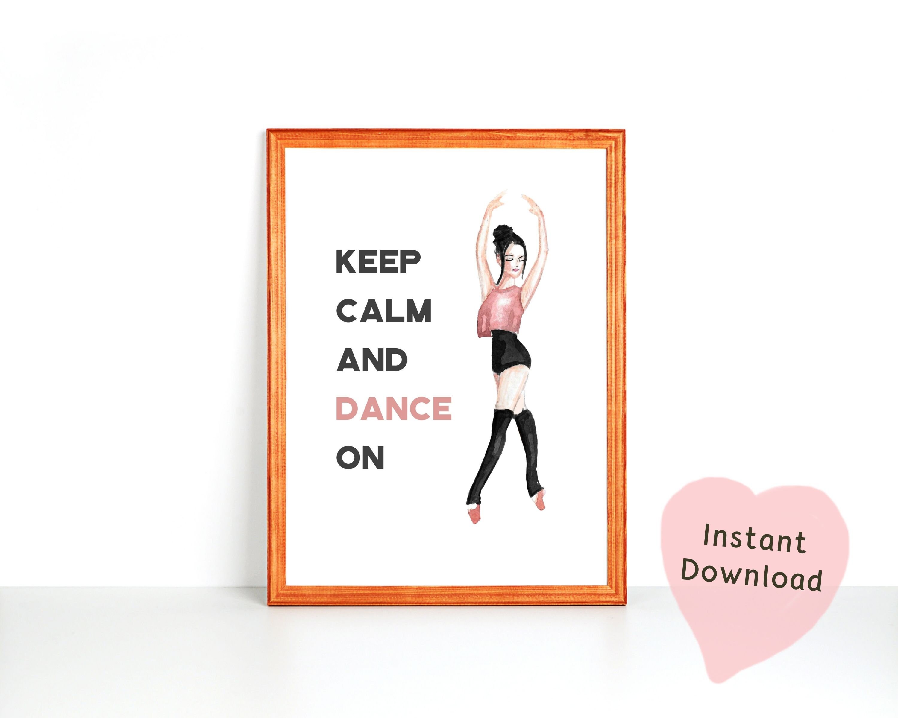 Dancer Gifts Dancer Room Decor Dance Print Dance Art Dance Studio Art ...